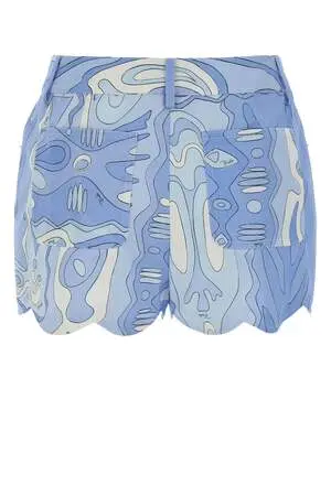 Emilio Pucci Printed Cotton Shorts