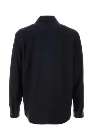 THE ROW Midnight Wool Oslo Shirt