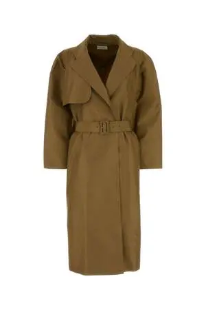THE ROW Mud Silk Amapola Trench Coat - Brown