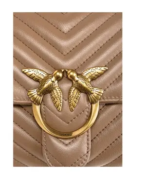 Pinko Love Lady Puff Classic Logo Plaque Crossbody Bag