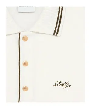 Drole De Monsieur Long-sleeved Polo Shirt