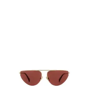 Max Mara Aviator Sunglasses - Light Gold