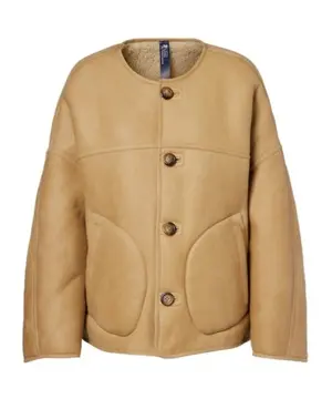 Polo Ralph Lauren Reversible Leather And Shearling Jacket