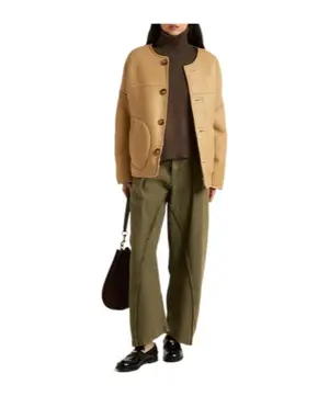 Polo Ralph Lauren Reversible Leather And Shearling Jacket