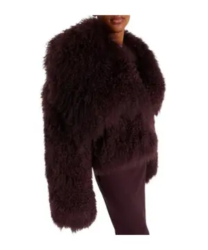 Attico Thick Lamb Wool Coat