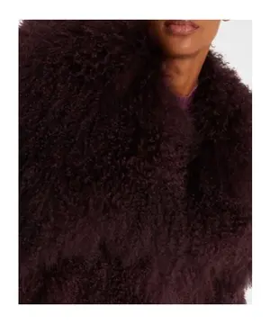 Attico Thick Lamb Wool Coat