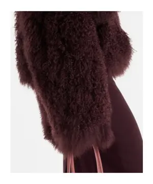 Attico Thick Lamb Wool Coat