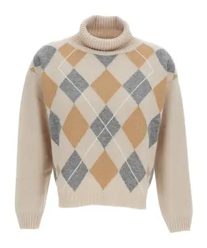 Lorena Antoniazzi Long-sleeved Turtleneck Sweater - Nude