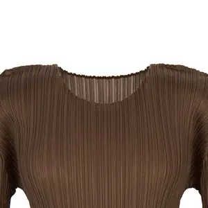 Issey Miyake Pleated Short Sleeve T-shirt