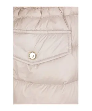 Moncler Raies Hooded Short Padded Jacket - Light Beige