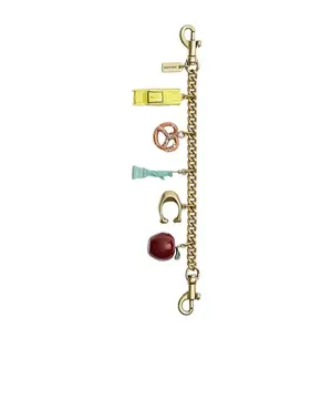 COACH New York Bag Charm - Brown
