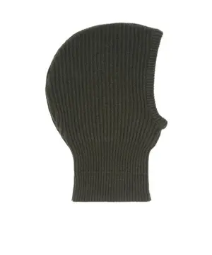 MAISON MARGIELA Ribbed-knit Balaclava - Black