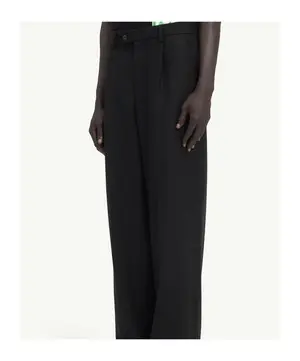 MAISON MARGIELA Soft Flannel Pleated Trousers