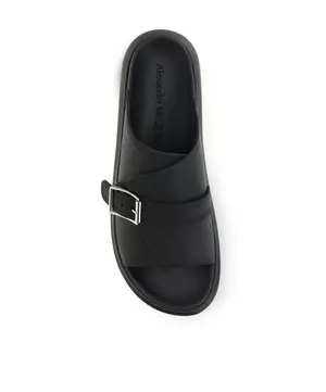 Alexander McQueen Buckle Slide Sandals