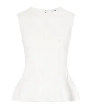 AGOLDE Corbin Sleeveless Top - White