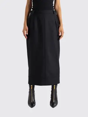 Thom Browne Hopsack Midi Pencil Skirt