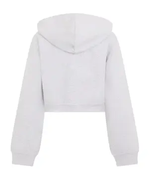 Alexander Wang Embellished Zip-up Cropped Hoodie