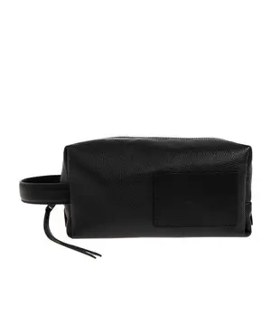 JIL SANDER Zipper Toiletry Bag - Black