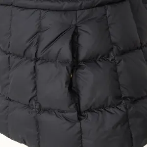 Moncler Quilted Hooded Short Padded Jacket - Black