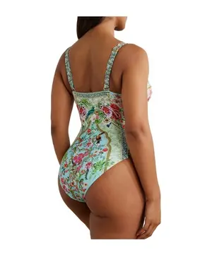Camilla Embellished Recycled Swimsuit - Multicolor