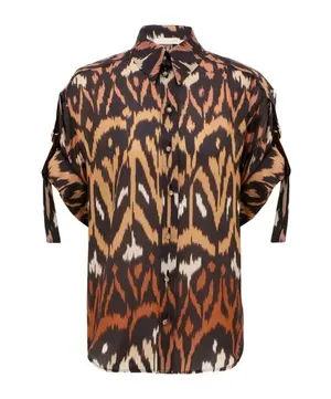 Zimmermann Printed Shirt - Brown