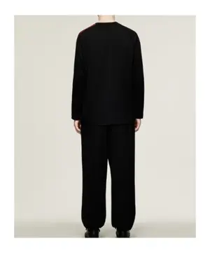 Y3 Oversized Gradient Stripes Long Sleeve Tee
