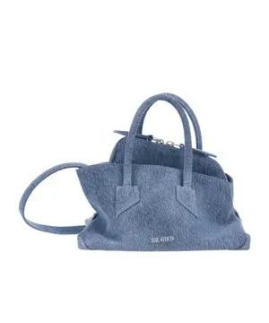 Attico Logo Shoulder Bag - Blue