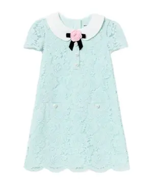 SELF-PORTRAIT Lace Collared Dress