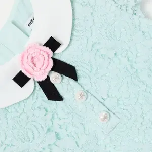 SELF-PORTRAIT Lace Collared Dress