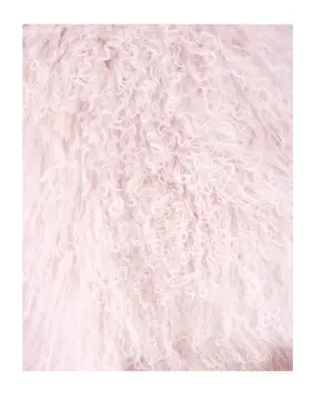 Attico Fur Bomber Coat - Pink