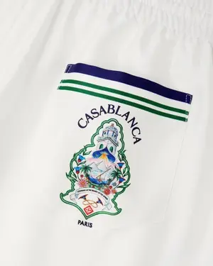 Casablanca Hotel Emblem Deck Shorts