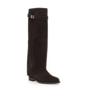 VIA ROMA 15 Buckle Detail Knee-high Boots