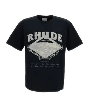 Rhude Crew Neck T-shirt - Black