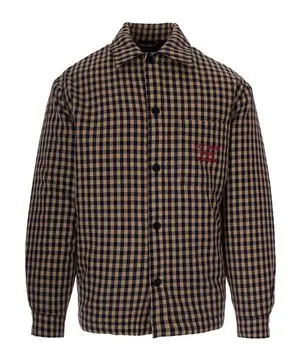 Drole De Monsieur Long-sleeved Shirt Jacket - Beige