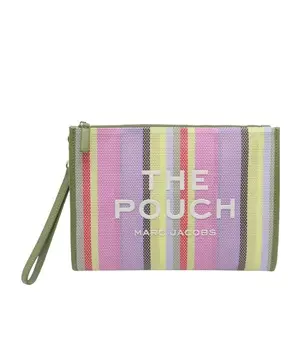Marc Jacobs The Pouch Striped Clutch Bag