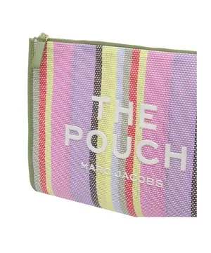 Marc Jacobs The Pouch Striped Clutch Bag