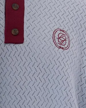 Drole De Monsieur Drôle De Logo Embroidered Polo Shirt