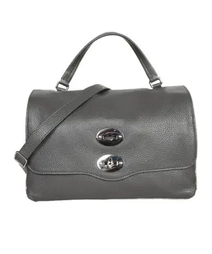 ZANELLATO Postina Twist-lock Top Handle Bag - Gray