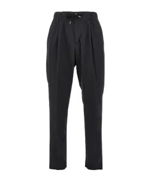 Herno Casual Trousers With Belt Loops - Black