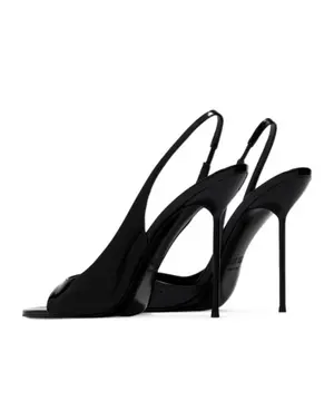 Paris Texas Slingback Open-toe Pumps