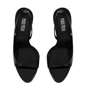 Paris Texas Slingback Open-toe Pumps