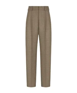 BLAZÉ MILANO Casual Trousers With Belt Loops - Beige