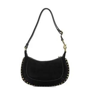 Isabel Marant Étoile Stud-embellished Suede Shoulder Bag
