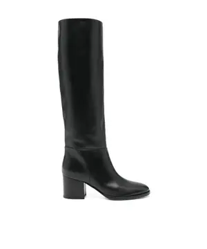 GIANVITO ROSSI Round-toe Ankle Boots - Black