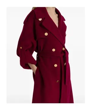 Alberta Ferretti Double-breasted Coat