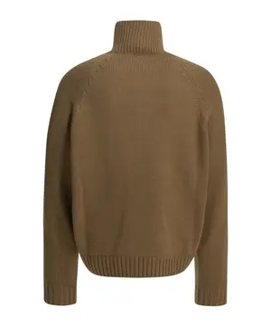 TOM FORD Cashmere Wool Blend Half-zip Sweater