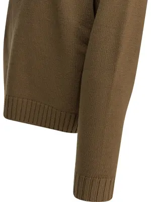TOM FORD Cashmere Wool Blend Half-zip Sweater
