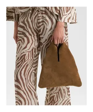 Manebí Louis Suede Shoulder Bag