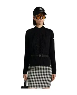 Moncler Belted Wool Jumper