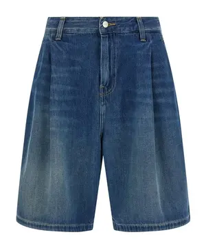 Carhartt Work In Progress Alta Pleated Denim Shorts